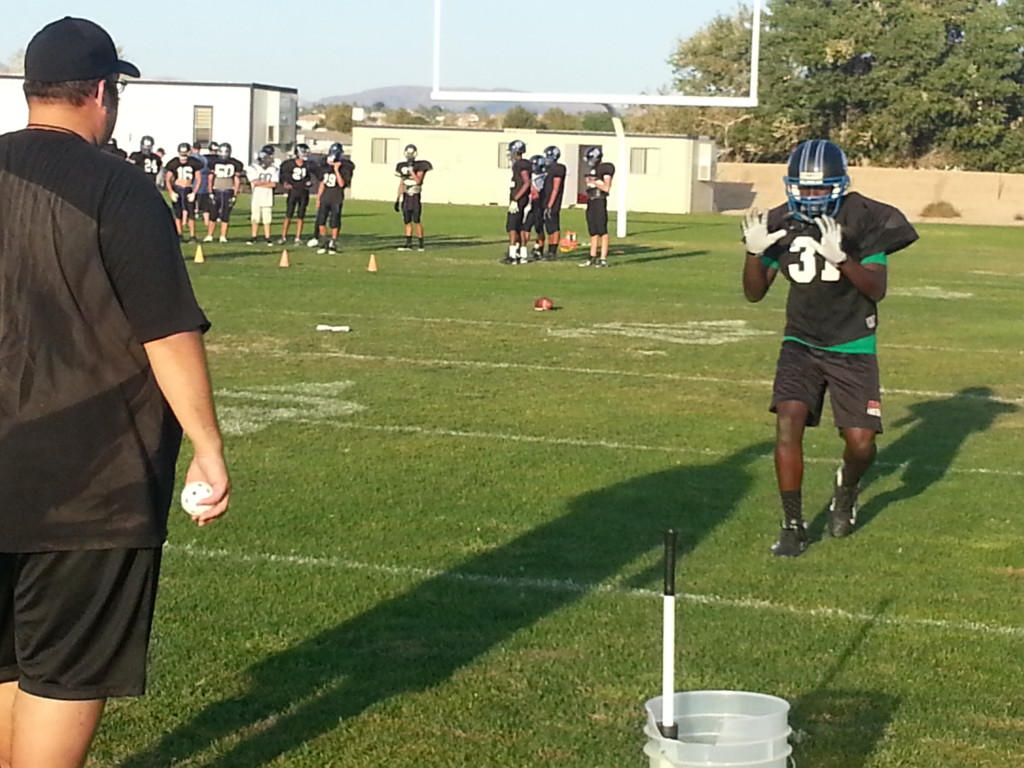 USING A WHIFFLE BALL DRILL TO MAKE KICK RETURNERS BETTER - CoachFore.org